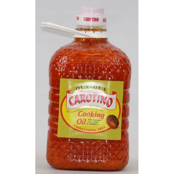 Ola-Ola Carotino Cooking Oil- 3.3L/ 6 bottles – mathysupply.com
